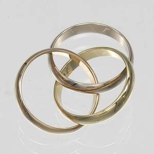 Cartier | Jewelry | Cartier 8k Gold Trinity Ring | Poshmark